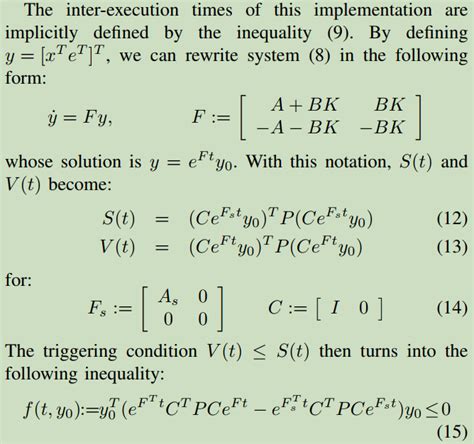 on self triggered control for linear systems guarantees and complexity 知乎