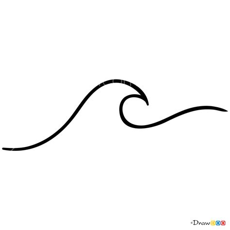 How to Draw Minimalist Wave Tattoo Minimalist обновлено July 17 2018
