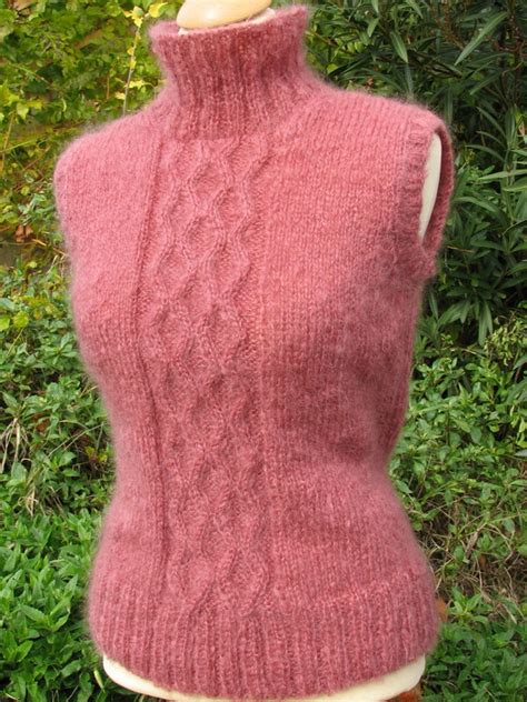 Rosaline Gilet Sans Manches Mohair Et Soie Kit Tricoter Ou