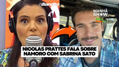 Novo casal Nicolas Prattes fala sobre namoro Sabrina Sato é o