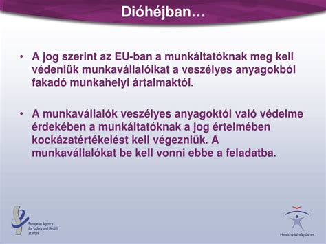 Ppt Vesz Lyes Anyagok S Kock Zat Rt Kel S Powerpoint Presentation
