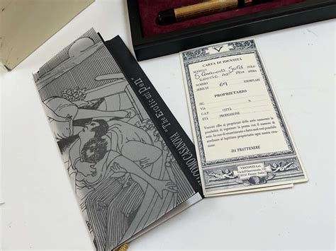 Visconti Erotic Art Giacomo Casanova Gold Limited Edition Fountain Pen