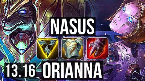 NASUS Vs ORIANNA MID 7 Solo Kills 1100 Games 10 2 4 Legendary