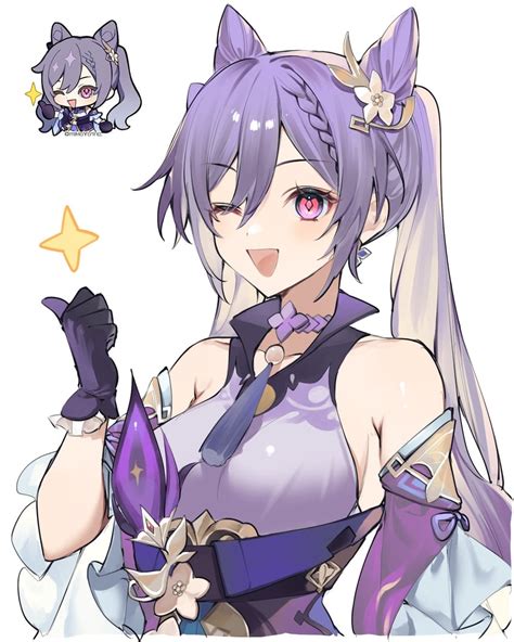 Keqing Genshin Impact Drawn By Ebibi Chiriri Danbooru