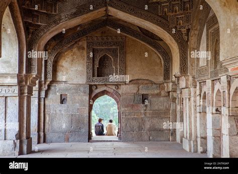 Bara Gumbad Lodi Garden New Delhi India Stock Photo Alamy