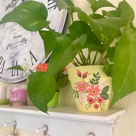 35 Aesthetic Cute Hand Painted Flower Pots For 2023
