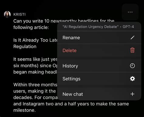 A Look Inside The New ChatGPT IPhone App From OpenAI