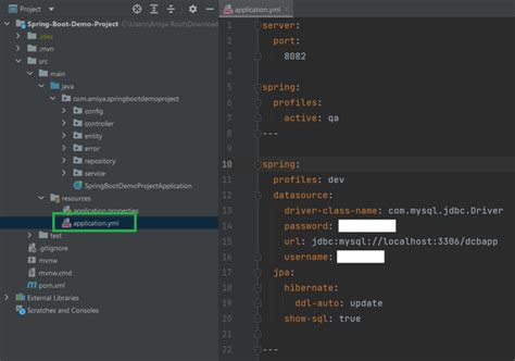 spring boot application yml application yaml file geeksforgeeks