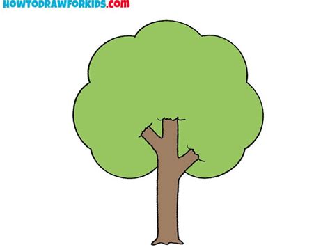 Tree Drawing Easy Realistic Easy Drawings Drawing Tutorial Easy