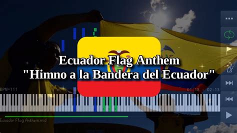Himno Del Juramento A La Bandera Del Ecuador Youtube Images And