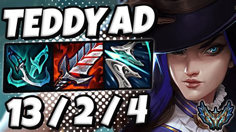 Caitlyn Vs Sivir ADC Teddy Patch 12 15 Korea Challenger YouTube