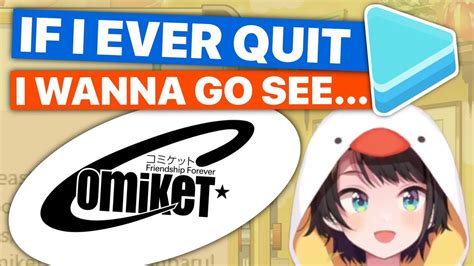 Subaru Jokes Of Quitting Hololive To See Comiket Oozora Subaru