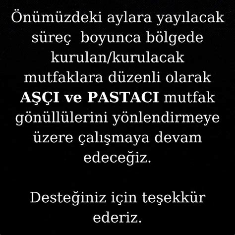 Duygu Toplan On Twitter Deprem Mutfak Seferberli I Msaistanbul