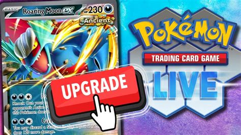 Tips Tricks To Upgrade The FREE Roaring Moon Ex Deck In PTCGL YouTube