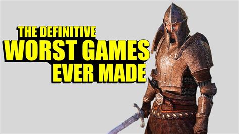The Worst Video Games Ever Created Youtube
