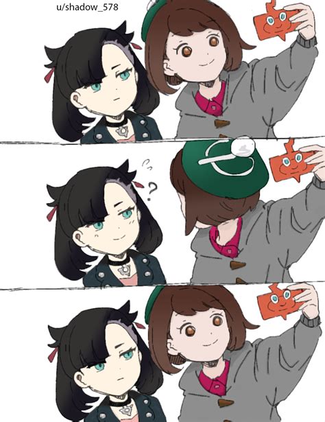 Colored Version Gloria And Marnie Selfie Know Your Meme