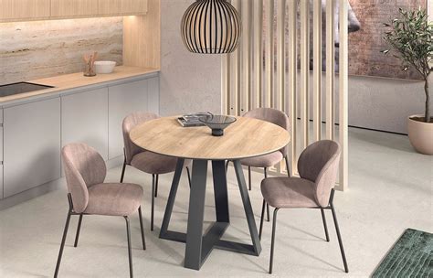 Mesas De Comedor Extensibles Redondas Y El Pticas