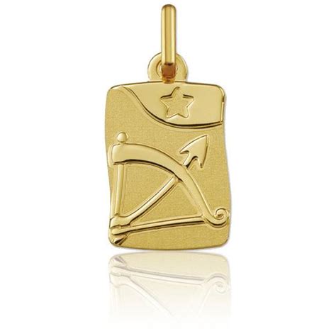 Pendentif Signe Zodiaque Sagittaire Or Jaune 750 Argyor Ocarat