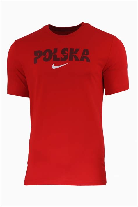 Koszulka Reprezentacji Polski Nike 2024 Crest Czerwony Buty