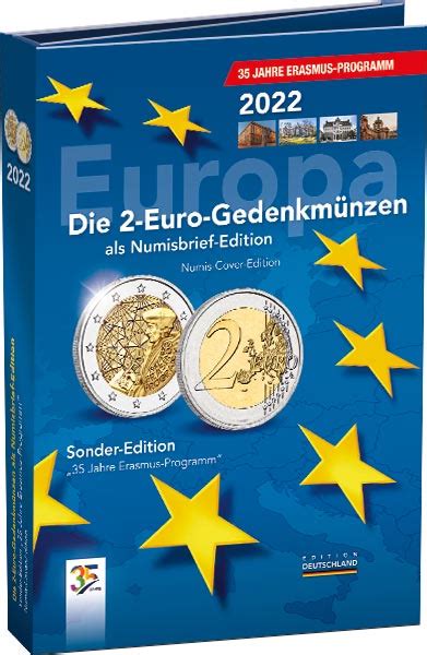 19 X 2 Euro Numisbrief Gemeinschaftsausgabe 35 Jahre Erasmus Programm 2022