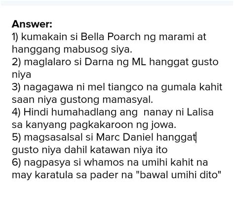 Limang Sitwasyon Na Nagpapakita Ng Kalayaan Brainly Ph