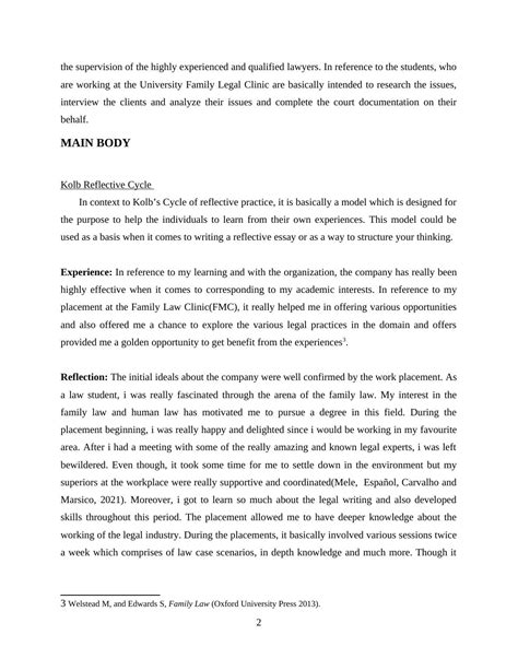 Reflection On My Internship Experience Desklib