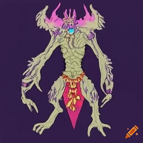 Fanmade Artwork Of Quint Element Ethereal Monster On Craiyon
