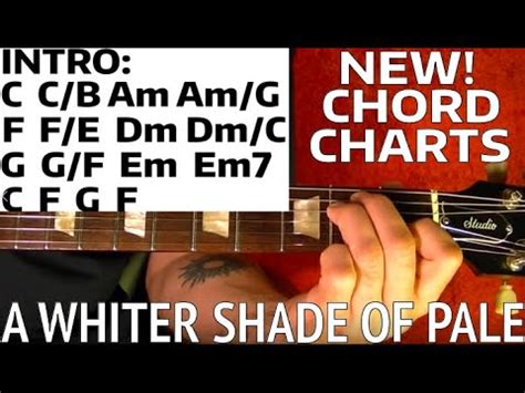 A Whiter Shade Of Pale By Procol Harum Guitar Lesson WITH TABS YouTube