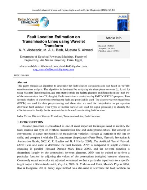 pdf fault location estimation on transmission lines using neuro fuzzy system abdul rahim