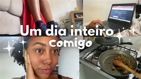 Vlog Um dia inteiro comigo comida academia arrumação trabalho