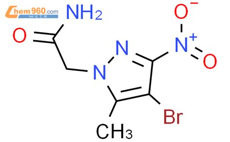 353455 18 2 2 4 Bromo 5 methyl 3 nitro pyrazol 1 yl acetamideCAS号