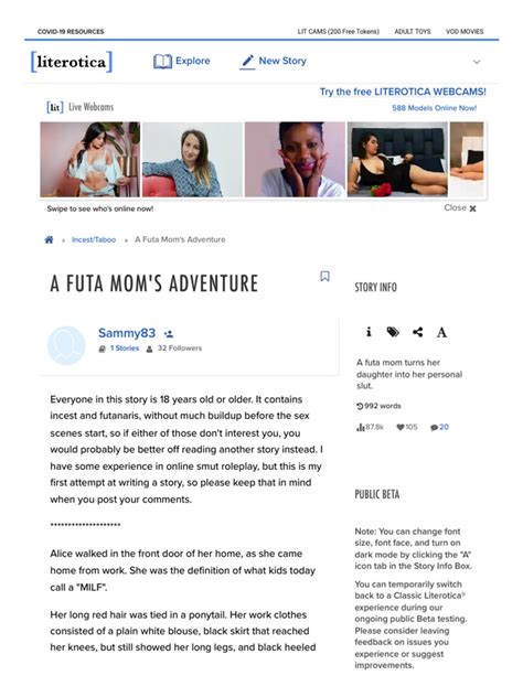 A Futa Moms Adventure Incest Taboo Pdf