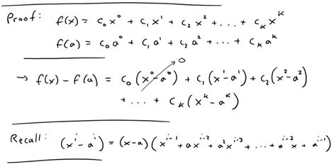 polynomial remainder theorem elementary proof — hive