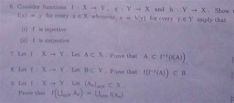 solved 6 consider functions x y 5 y x and h y x