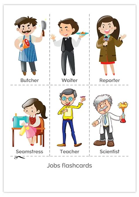 Métiers en anglais calendrier su