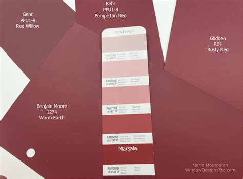 Marsala Pantone 2015 Color Of The Year In Interior Design Pantone
