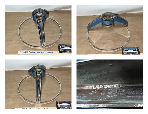 OEM 1957 1958 CADILLAC DEVILLE ELDORADO FLEETWOOD STEERING WHEEL HORN
