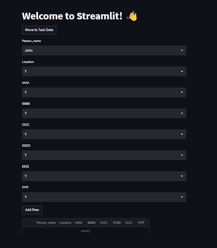 creating multiple pages to create different different dataframes using streamlit streamlit