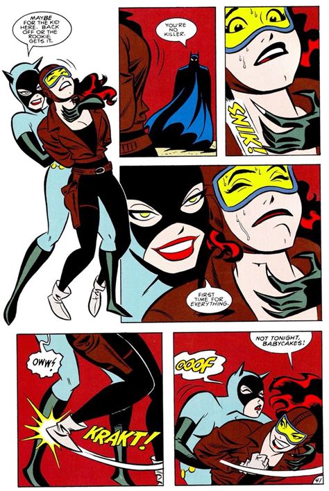 Catwoman VS Roxy Rocket From Batman Adventures Annual By Bruce Timm