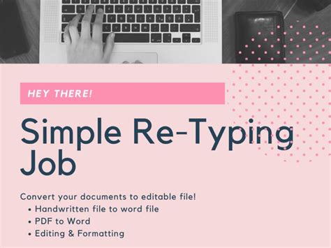 an editable word or excel file simple retyping of document pdf to word upwork
