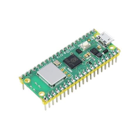 raspberry pi pico w with soldered headers rp2040 ws 23289