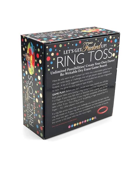 Lets Get Fucked Up Ring Toss Bg103 03057 Lovers Lane