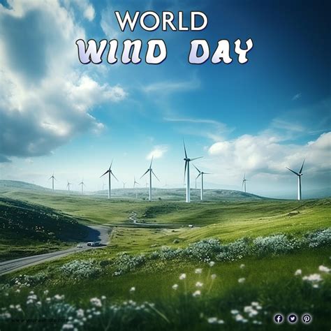 Premium Psd World Wind Day