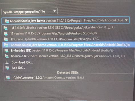 How Can I Set Android Studio Electric Eel To Automatically Choice My