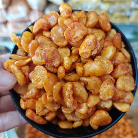 Jual 500gram KACANG KORO PEDAS SNACK KILOAN MURAH ALMA SNACK Shopee