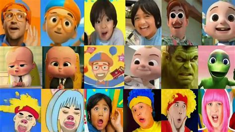 Blippi Ft Ryans World Cocomelon Boss Baby D Billions Kulikitaka