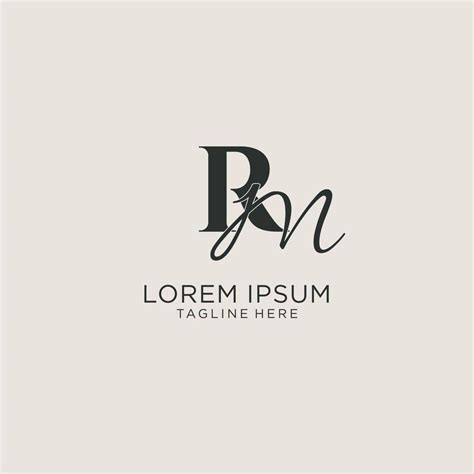Monograma De Letras Iniciales Rm Con Elegante Estilo De Lujo Identidad