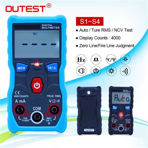 ZOYI ZT S1 ZT S2 ZT S3 ZT S4 4000 카운트 자동 범위 True RMS LCD 디지털 멀티 미터 NCV