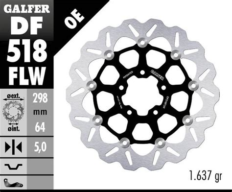 Disque De Frein Galfer Flottant Wave FLW DF518FLW