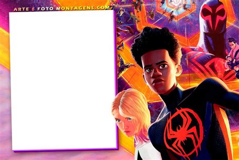 Molduras PNG Personagens E L Homem Aranha Milles Morales